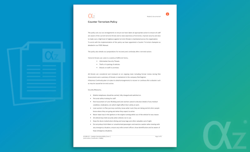FORS - Fleet Operator Recognition Scheme - FORS Document Compliance Toolkit