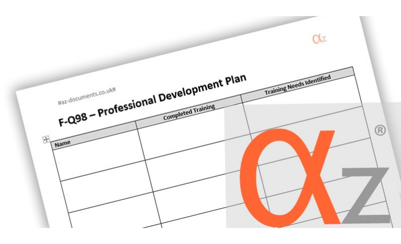 F-Q98 - Professional Development Plan